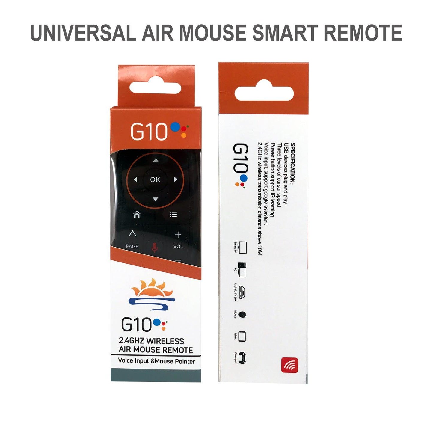 Voice Air Mouse Remote 24ghz Remote Control With 6 Axis Gyroscope